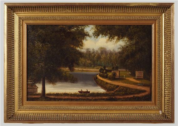 A. Gilbert | Pair of river landscapes | MutualArt