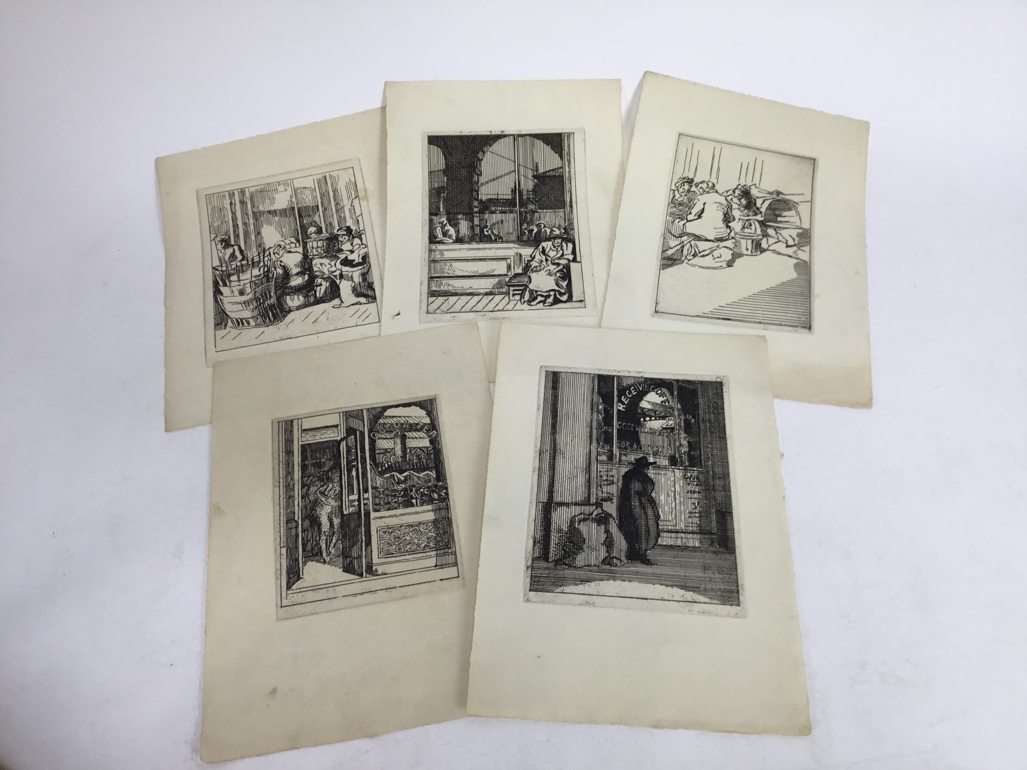 Thérèse Lessore | Tavern and street scenes | MutualArt