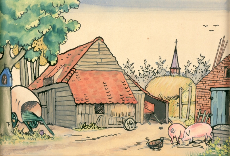 Felix Timmermans | Boerderij te Bouwel bij Lier | MutualArt