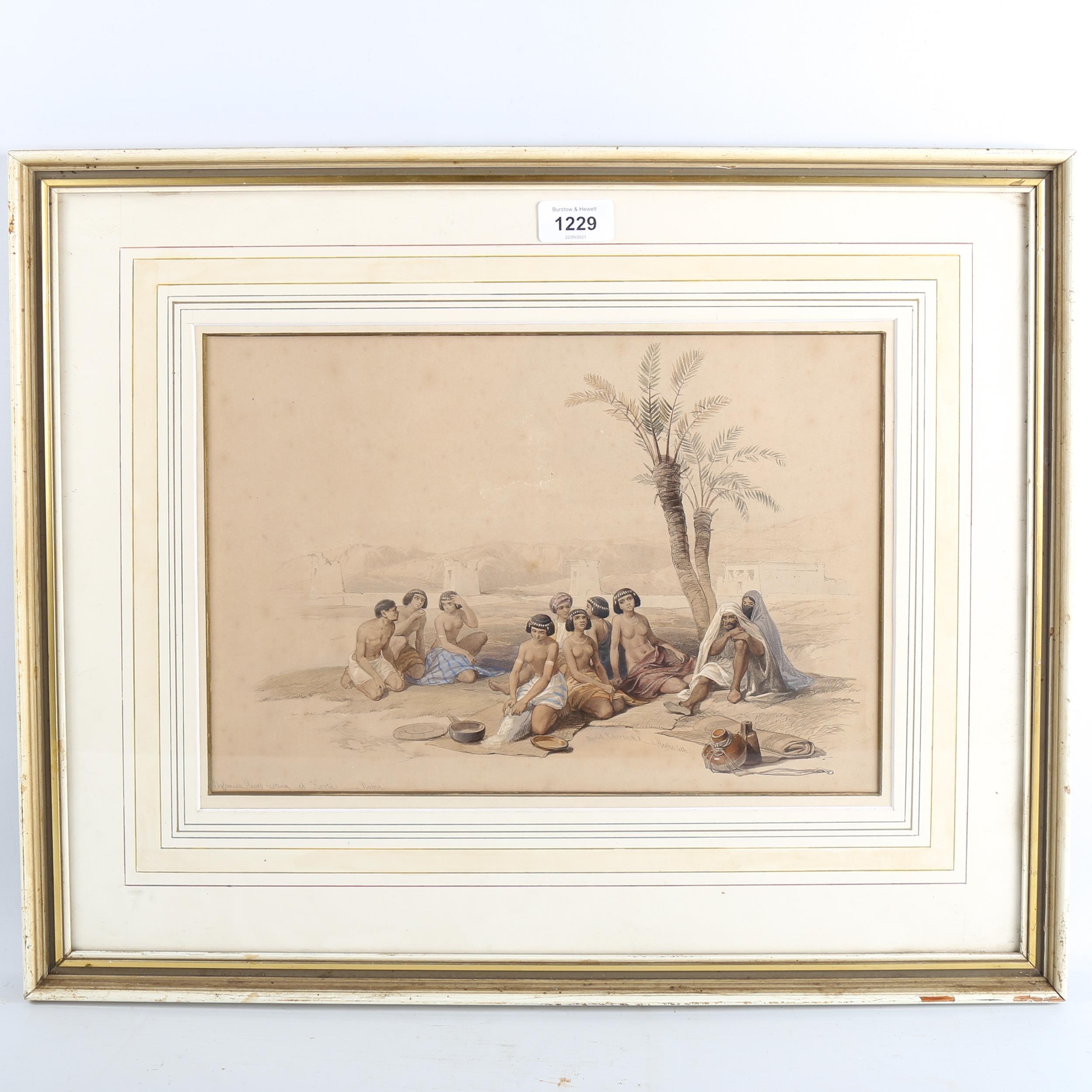 David Roberts | Abyssinian slaves resting at Horta Nubia | MutualArt