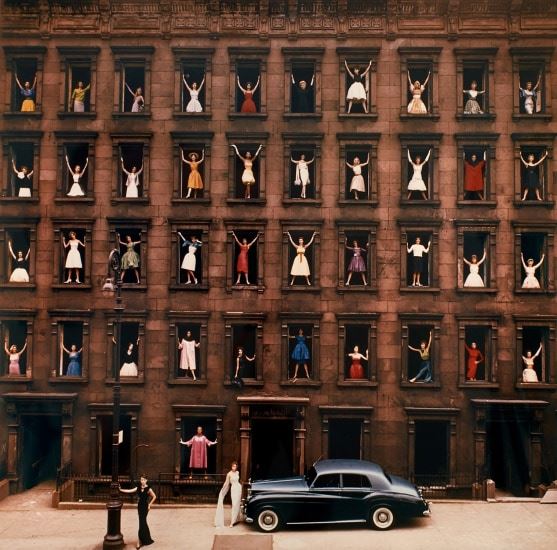 Ormond Gigli | Girls in the Window, New York City (1960) | MutualArt