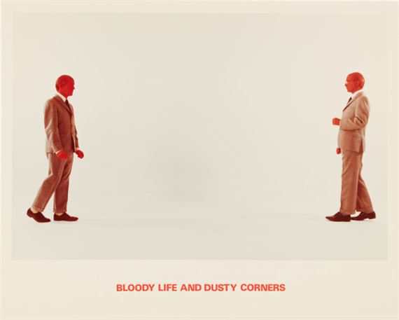 Gilbert & George | The Red Sculpture | MutualArt