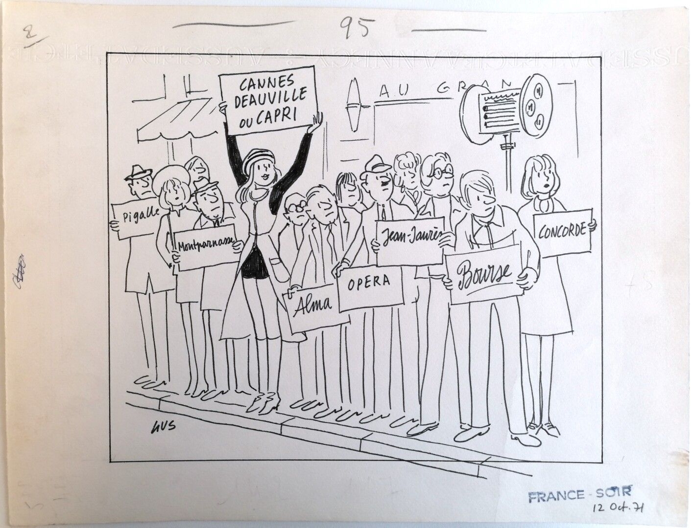 Gustave Erlich | TRANSPORT STRIKE IN 1971 (1971) | MutualArt