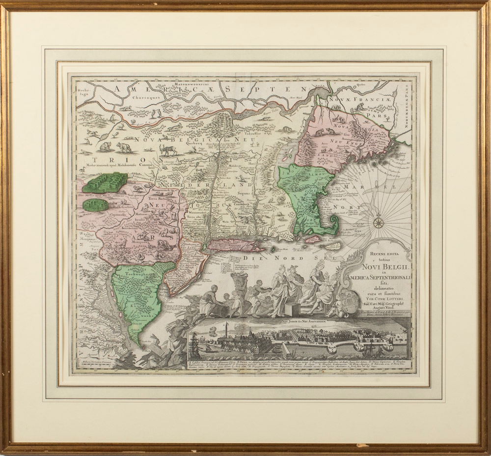 Georg Matthäus Seutter | Map of New England (1730) | MutualArt