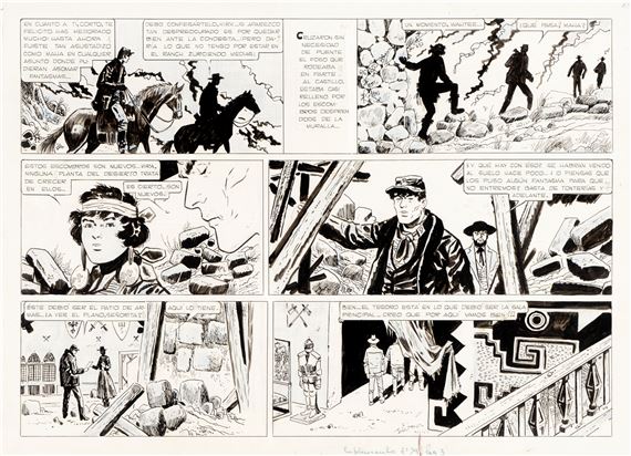 Hugo Pratt | Il Sergente Kirk - Il castello di Titlàn (1959) | MutualArt