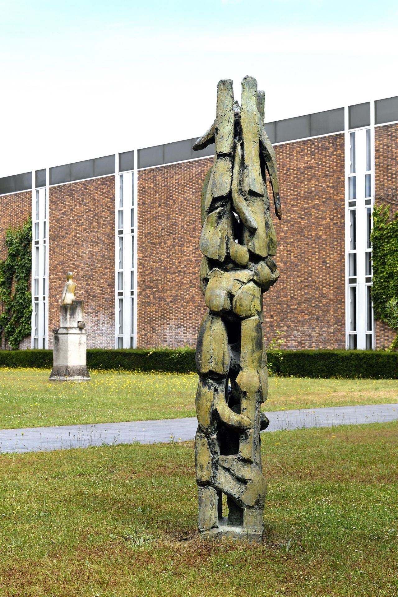 Isabelle Waldberg | The cypress in the courtyard (1974) | MutualArt