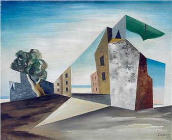 Léopold Survage | Paysage surréaliste (1927) | MutualArt