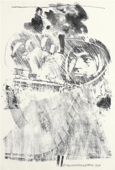 Robert Rauschenberg | “Astronaut” from “The Stoned Moon Series” | MutualArt