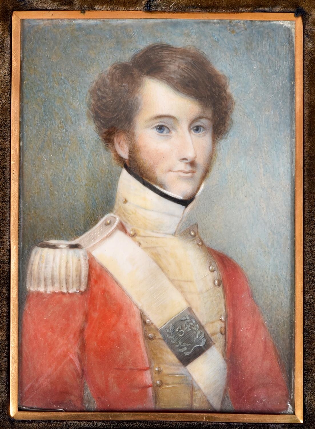 British School, 19th Century | Portrait Miniature of Captain Bridges ...