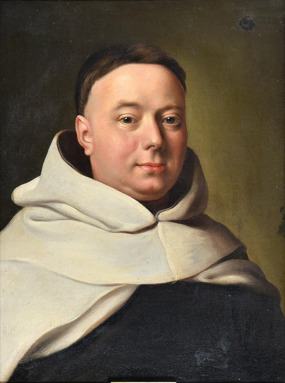 Jean-François de Troy | Portrait of a Carmelite Monk | MutualArt