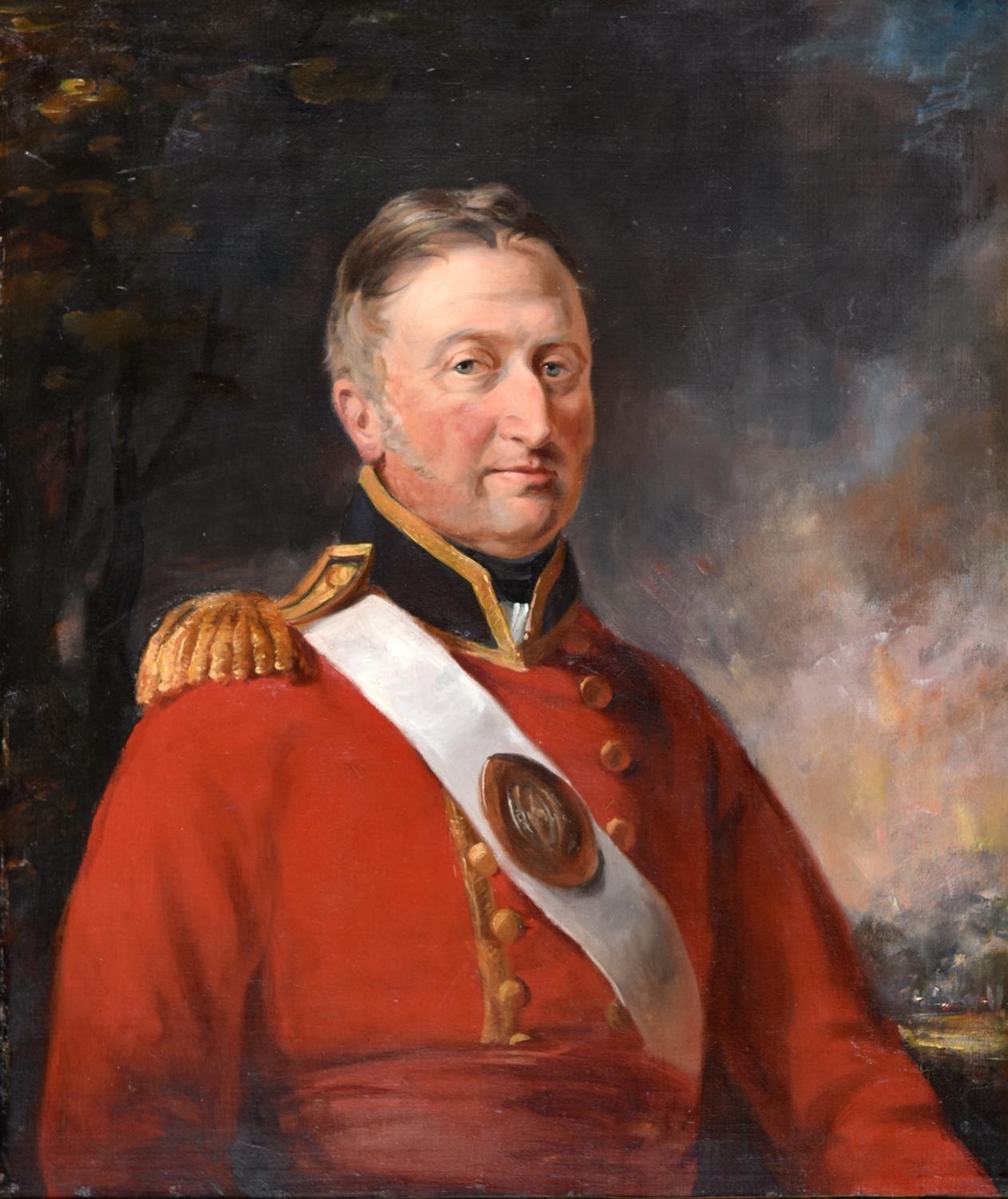 British School, 19th Century | Portrait Miniature of Captain Bridges ...