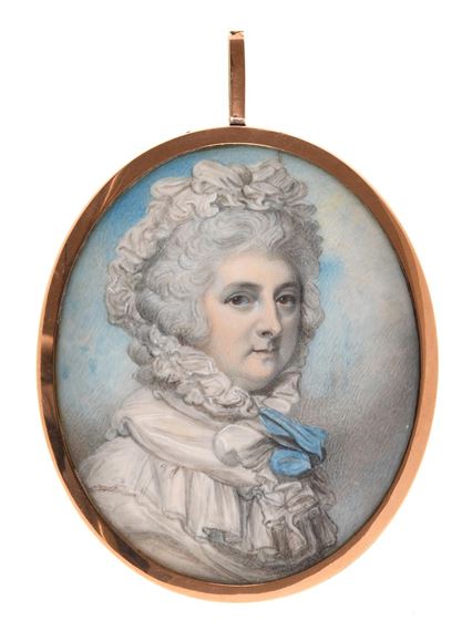 Richard Cosway | Portrait Miniature of a Lady | MutualArt