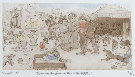 Chris Orr | Harvest Home the Last Sheaf and Down on the Farm with a ...