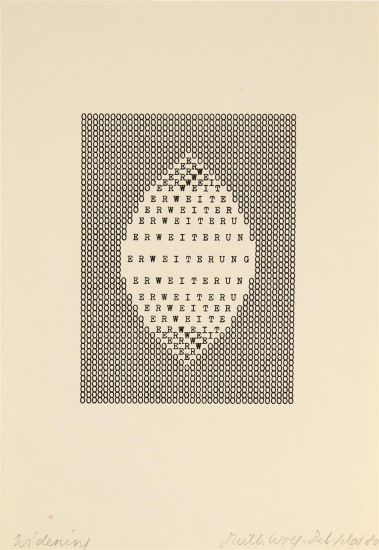 Ruth Wolf-Rehfeldt | WIDENING; WUCHERUNGEN (1980) | MutualArt