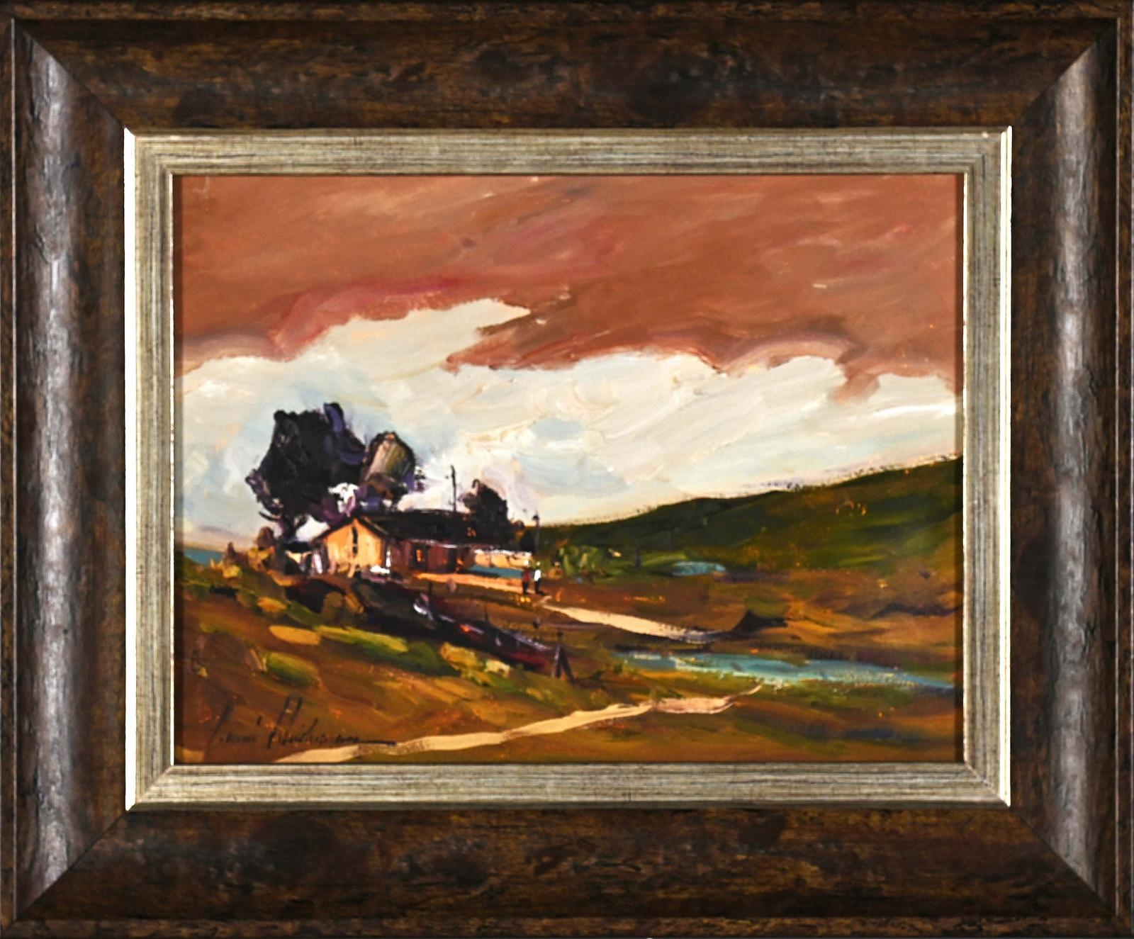 Corné Weideman | Rural Scene with Figures | MutualArt