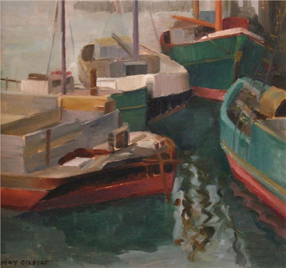May Gilbert | At the Wharf | MutualArt