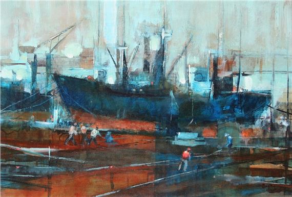Arthur Dagley | Wharfside No. 3 | MutualArt