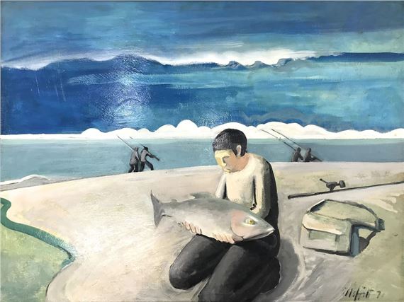 Trevor Moffitt | The Only Catch of the Day (1971) | MutualArt