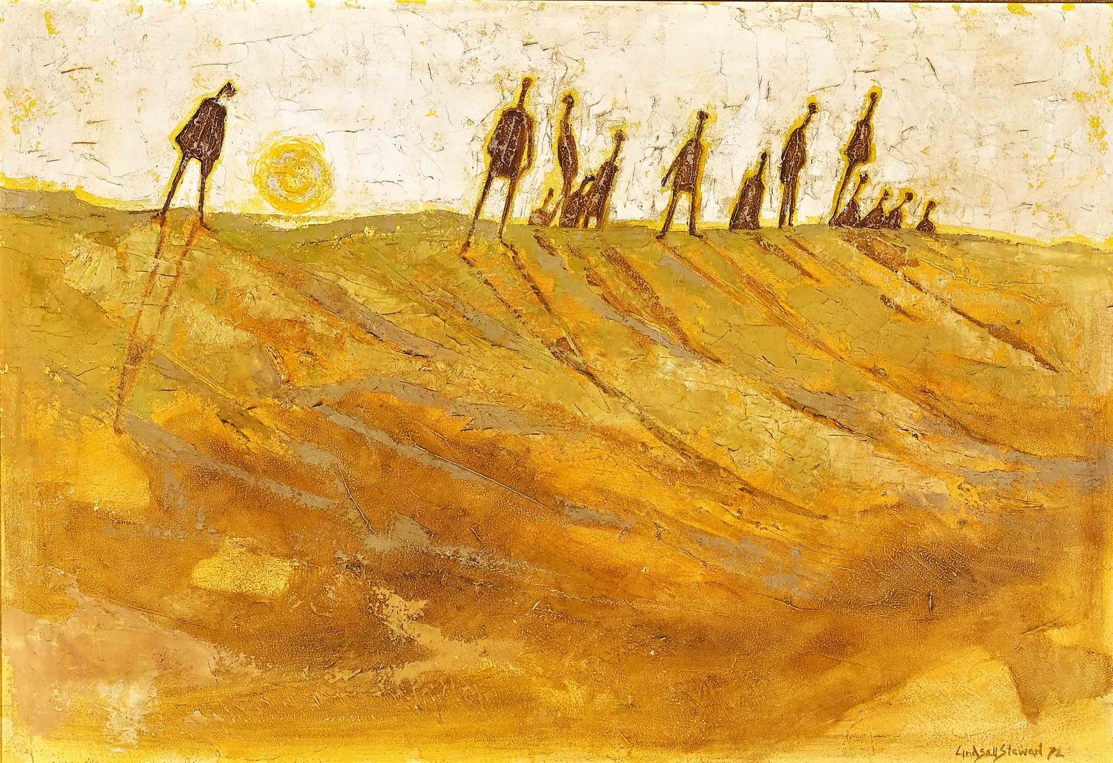Ann Lindsell-Stewart | FIGURES ON THE HORIZON (1972) | MutualArt