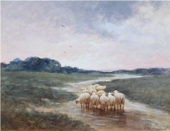 James Walter Gozzard | CHRISTMAS IN THE VILLAGE | MutualArt