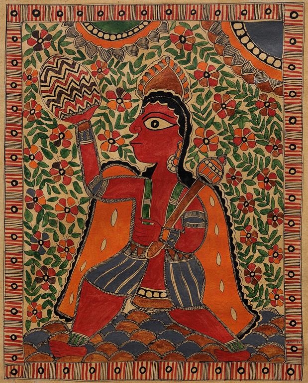 Urmila Devi | Untitled (Madhubani Painting) | MutualArt