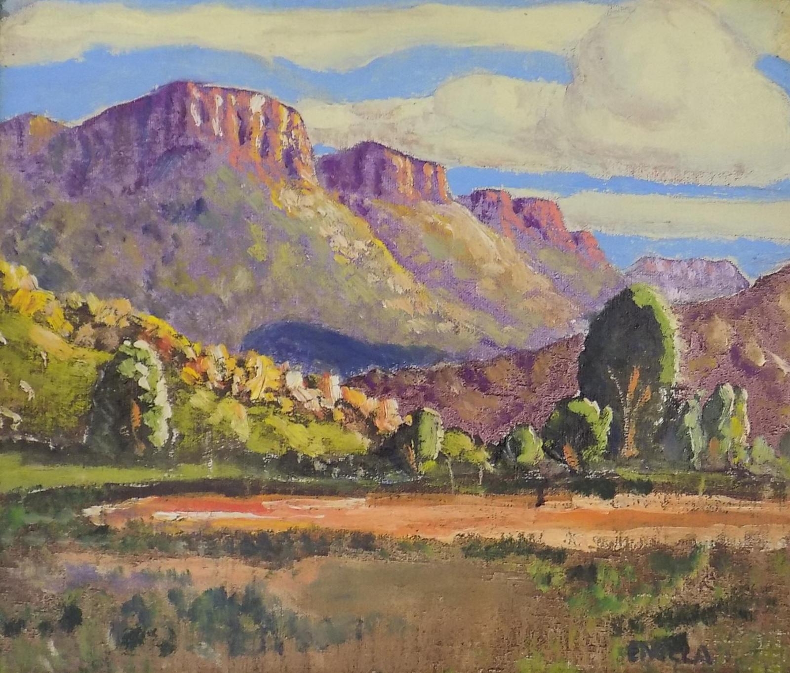 Johan Engela | Mountainous Landscape | MutualArt