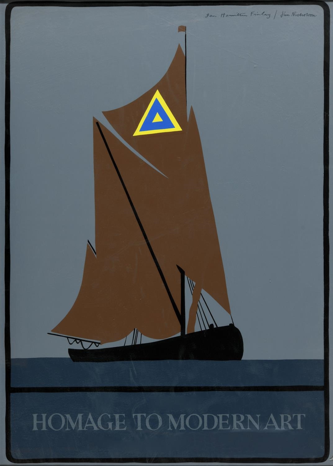 Ian Hamilton Finlay | HOMAGE TO MODERN ART (1972) | MutualArt