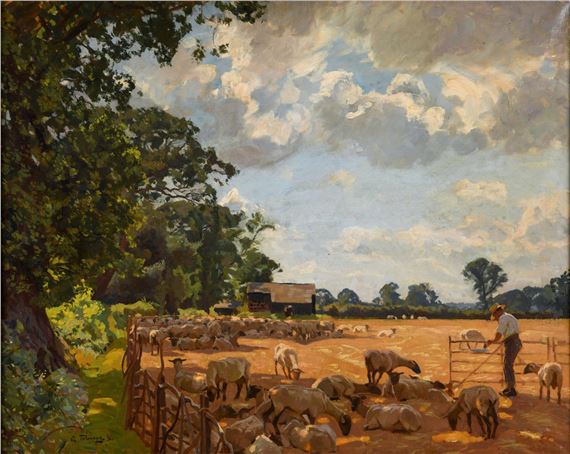 Algernon Talmage | THE FOLD (1930) | MutualArt