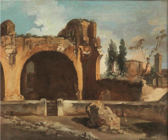 Venetian School, 18th Century | BASILICA OF MAXENTIUS | MutualArt