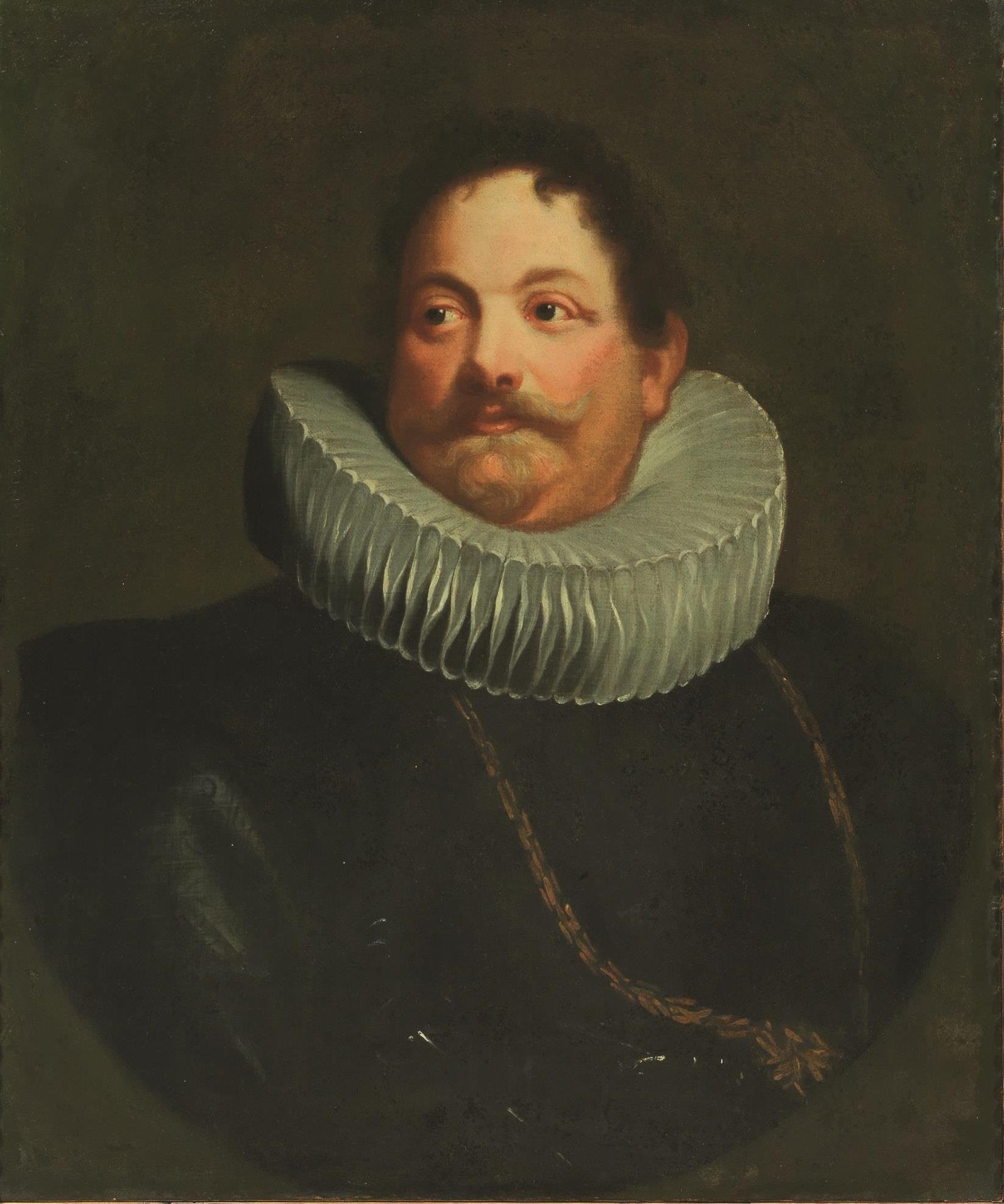 Flemish School 17th Century | PORTRAIT OF JAN VAN MONFORT | MutualArt