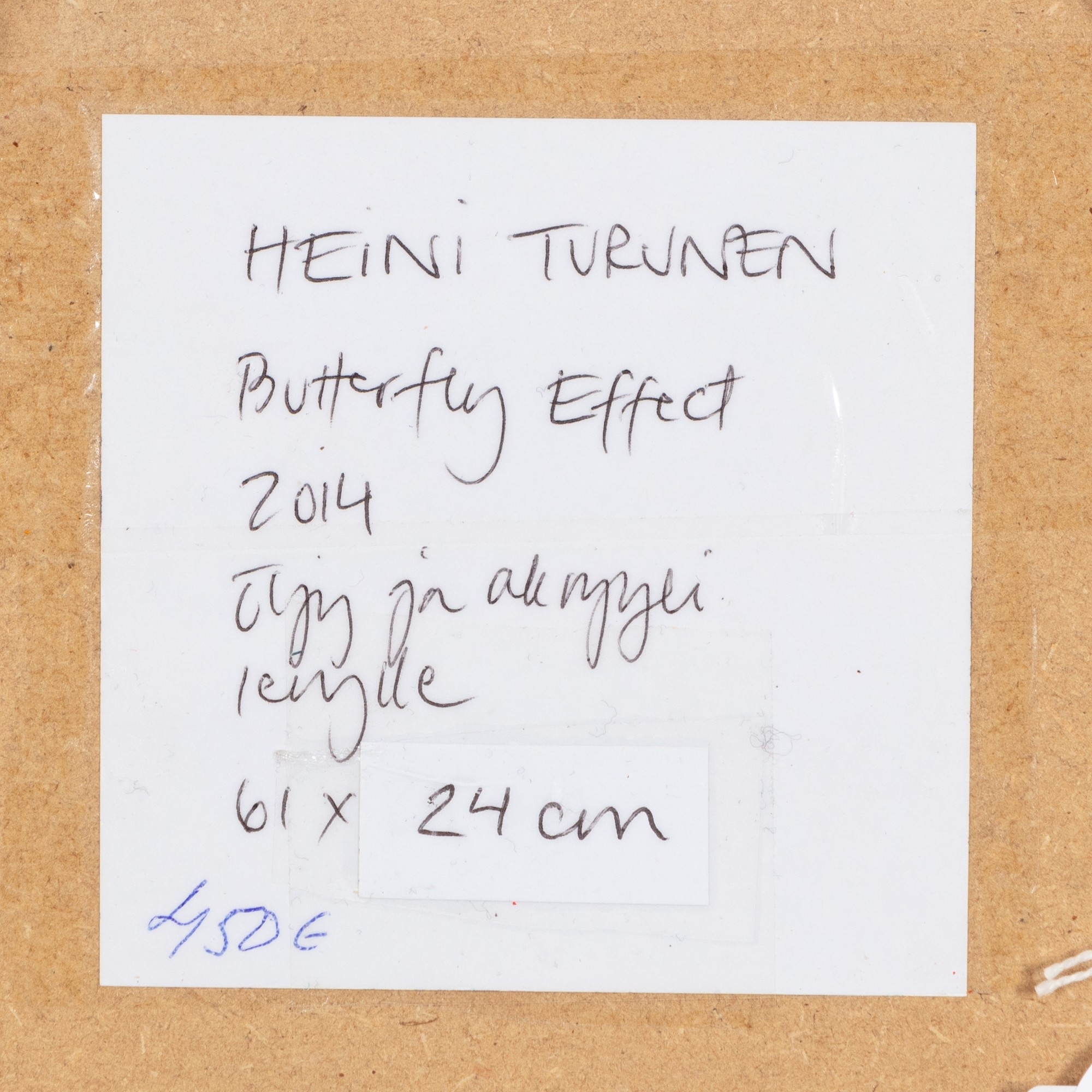 Heini Turunen | 'Butterfly effect' (2014) | MutualArt