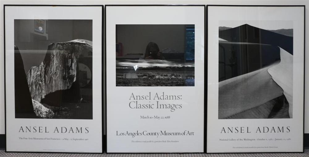 Ansel Adams | Three Framed Posters | MutualArt