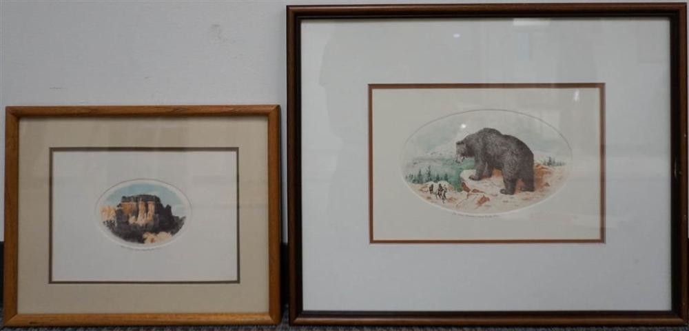 Herb Fichter | Two Herb Fichter Editioned Etchings | MutualArt