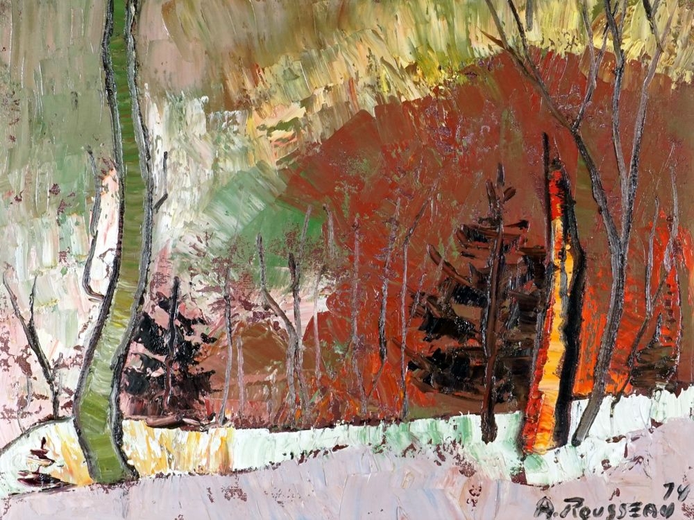 Albert Rousseau | Untitled - Landscape (1974) | MutualArt