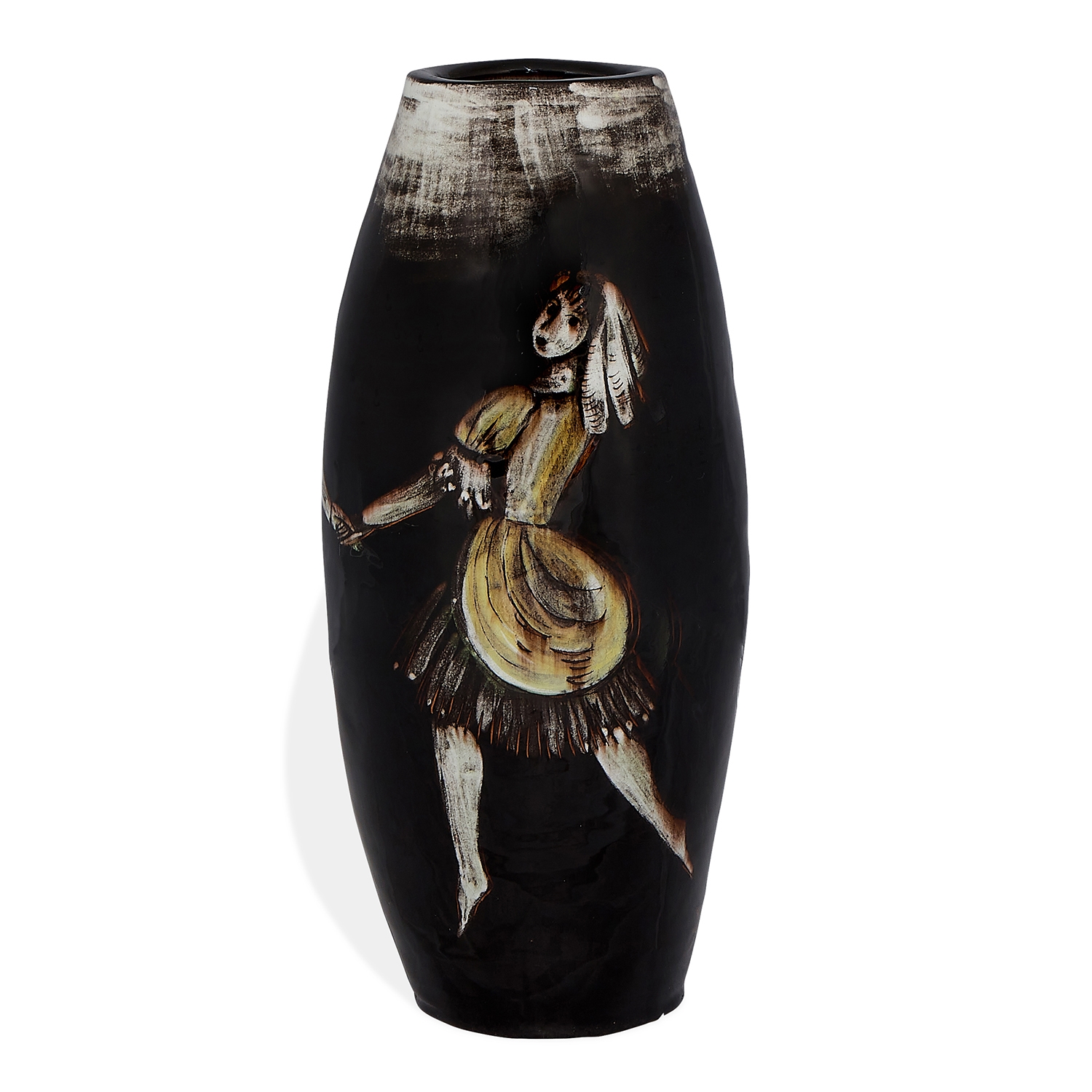 Polia Pillin | vase with three dancing figures (Circa 1960) | MutualArt