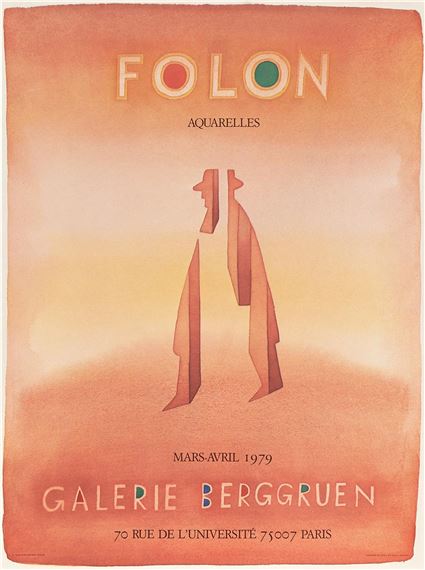 Jean-Michel Folon | Exhibition for Gallerie Berggruen (1979) | MutualArt