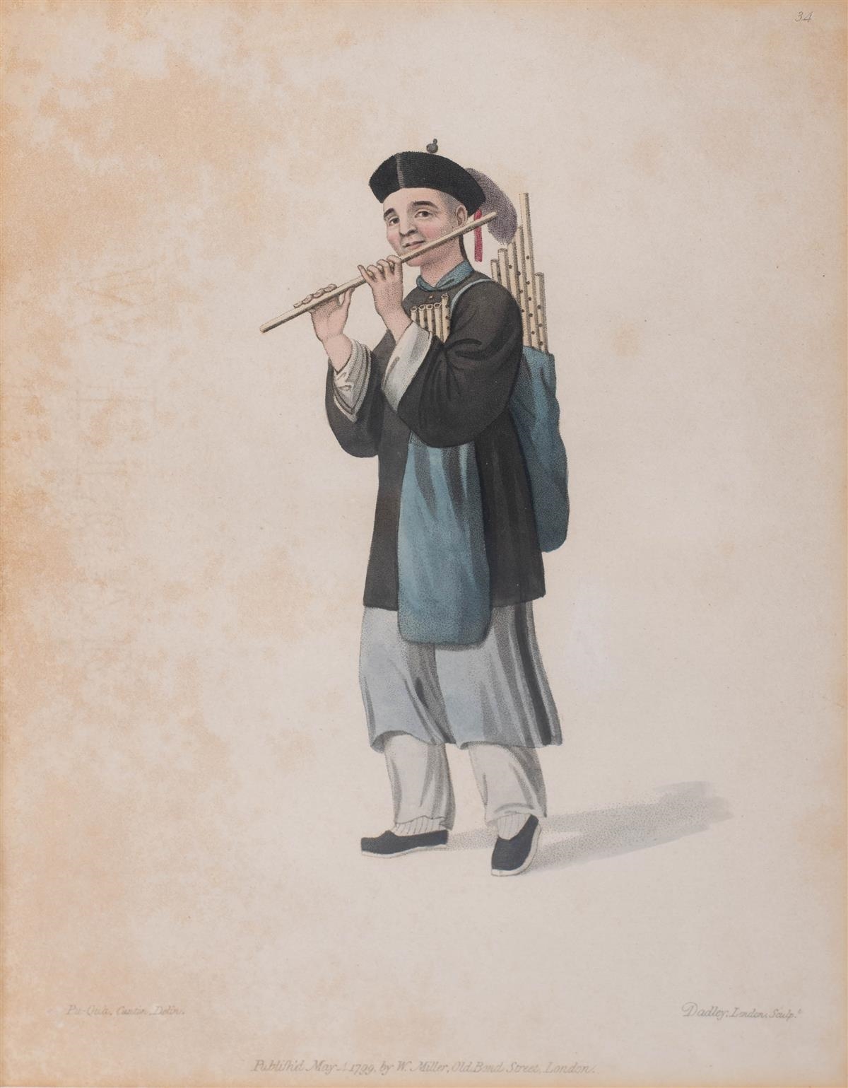 George Henry Mason | FOUR PLATES from COSTUMES OF CHINA (1804) | MutualArt