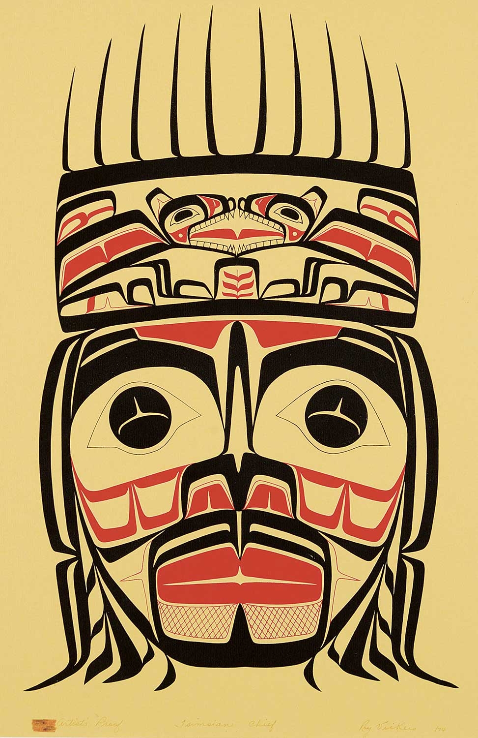 Roy Henry Vickers | Raven and Whale (1979) | MutualArt