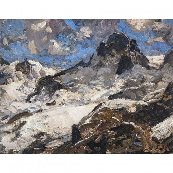 Fritz Baer | Mittags am Gletscher | MutualArt