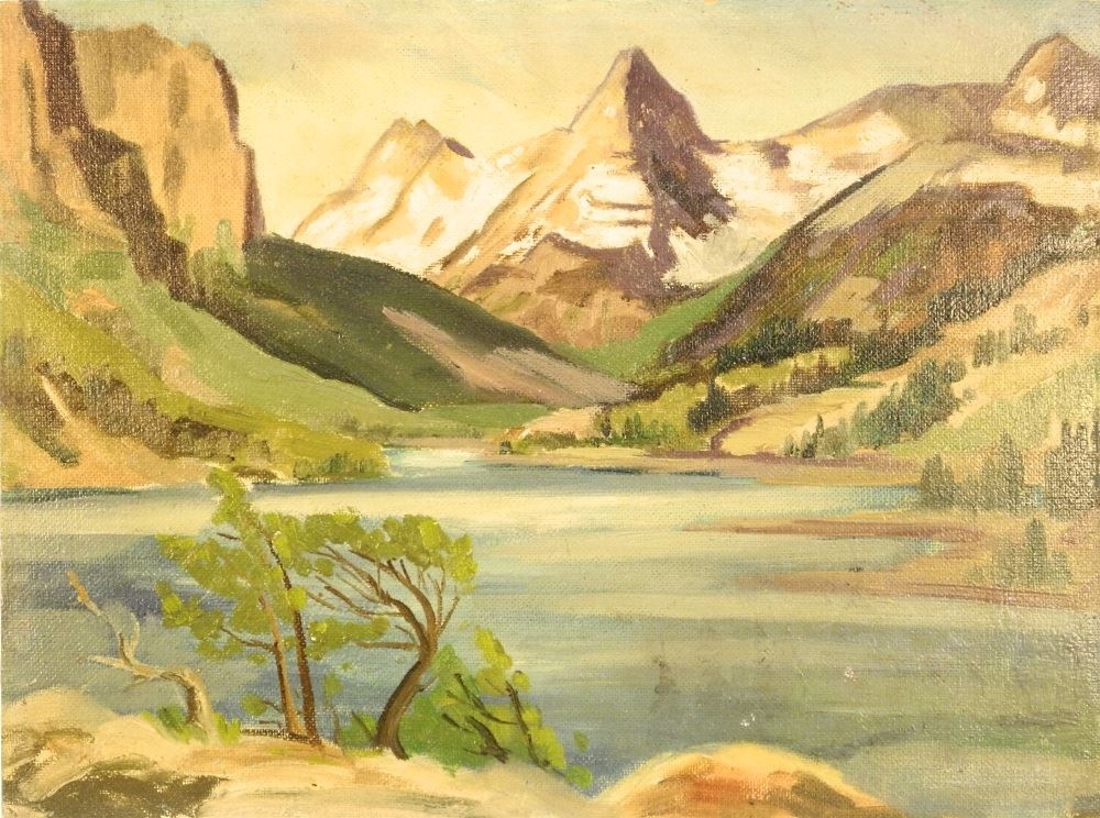Roland Gissing | St.Mary's Lake Glacier Park | MutualArt