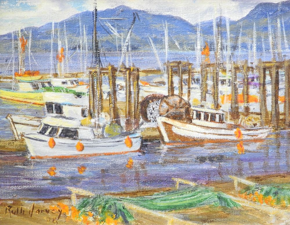 Ruth Harvey | Fishing Boat at Prince Rupert (78) | MutualArt