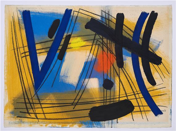 Theodor Werner | Komposition 103/53. (1953) | MutualArt