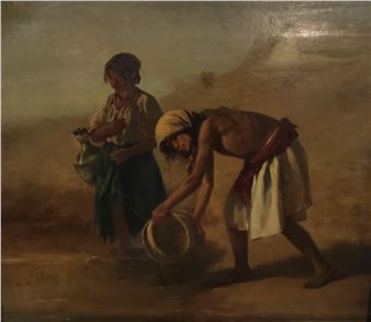 Leon Belly | Vue d'une palmeraie | MutualArt