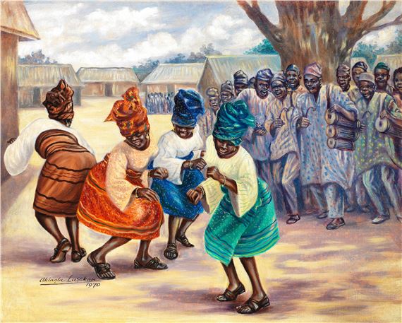 Akinola Lasekan | Ijo-ibile (1970) | MutualArt