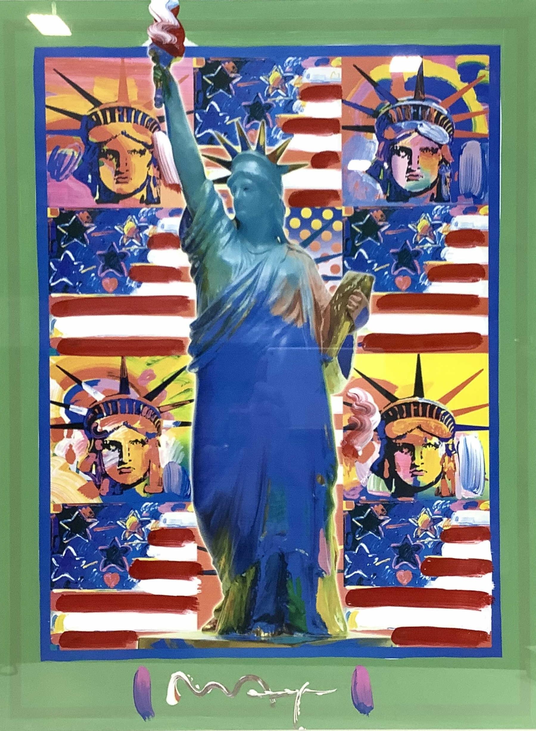 Peter Max | God Bless America | MutualArt