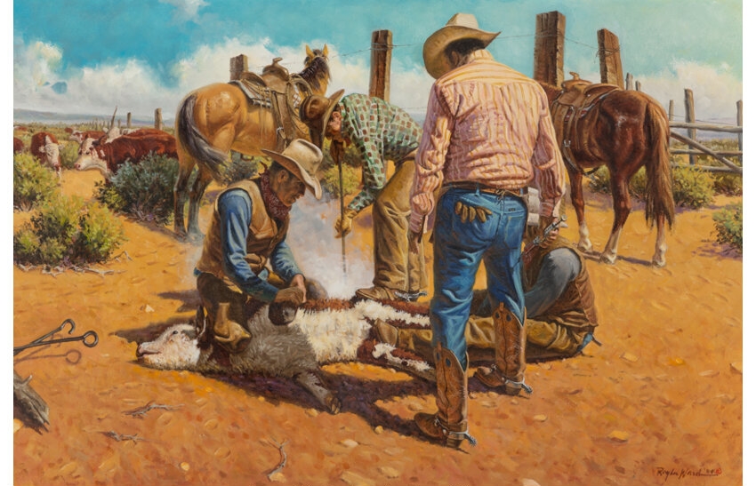 Roy Lee Ward | A Day's Work (1984) | MutualArt