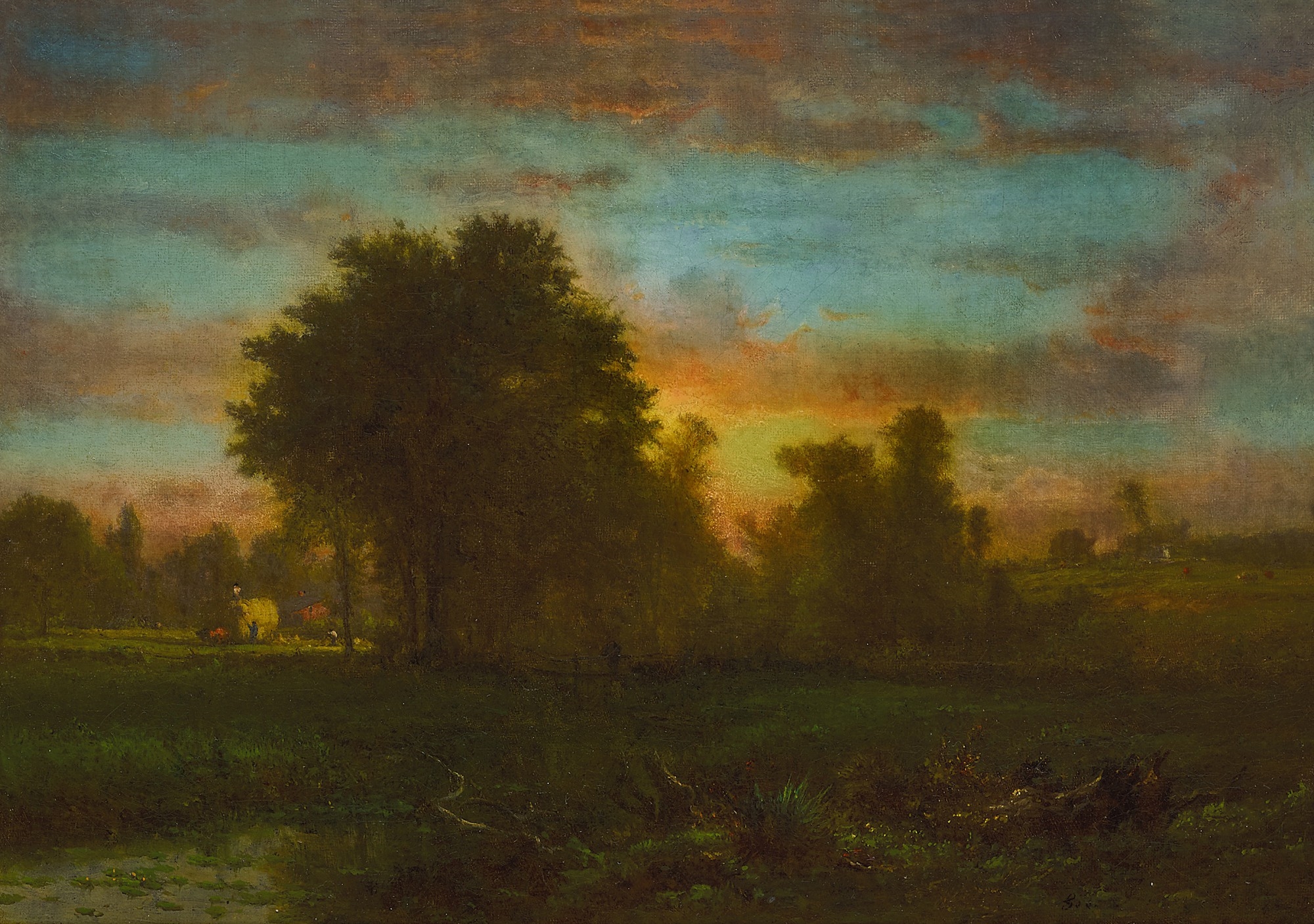 George Inness | LIGHT TRIUMPHANT (1862) | MutualArt