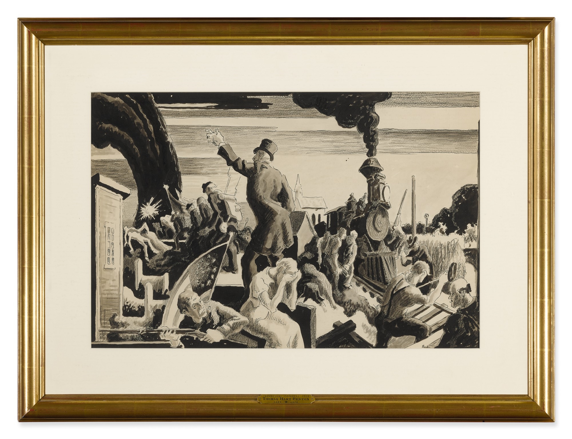 Thomas Hart Benton‏ | The Civil War – Industrial Progress (33) | MutualArt