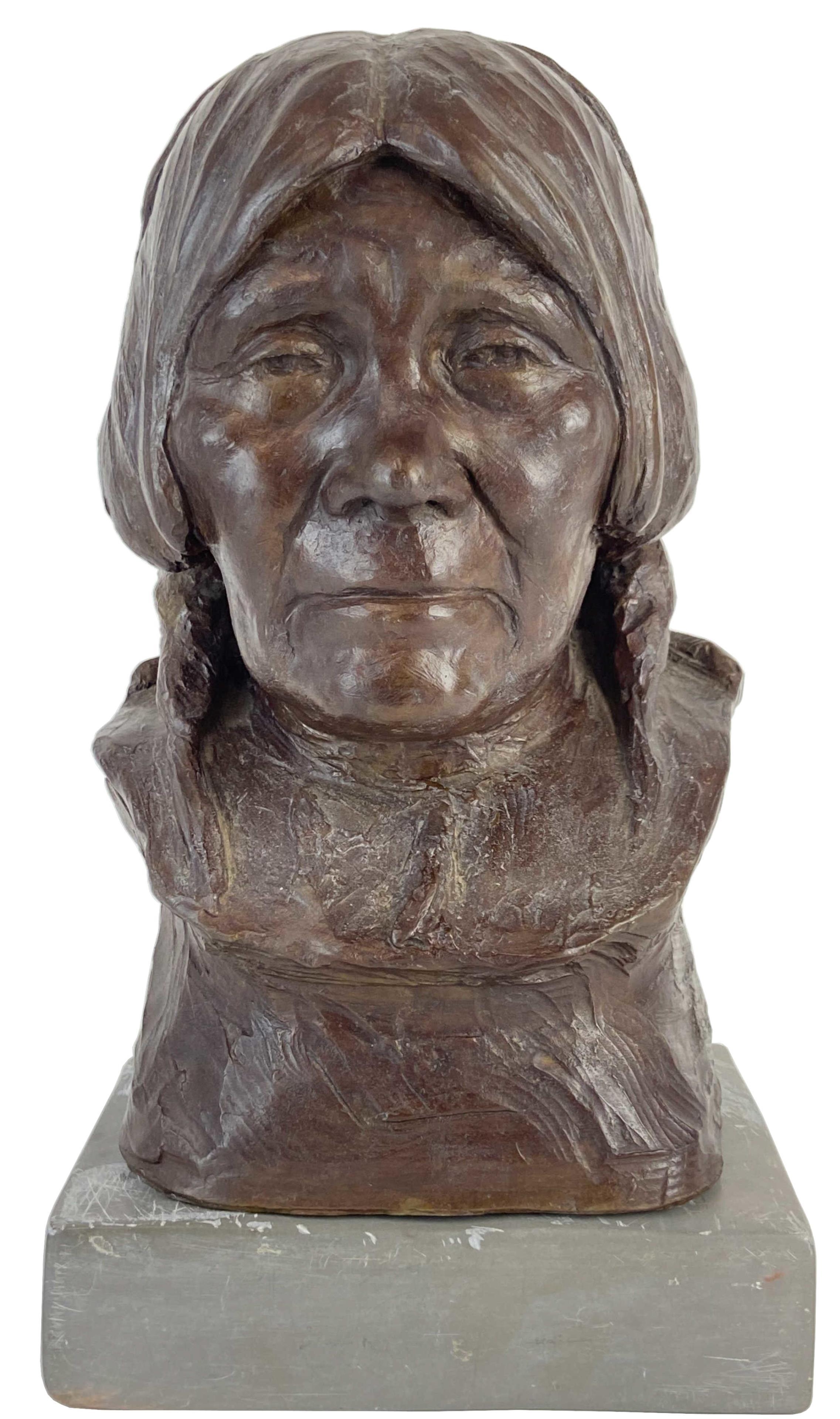 Emry Kopta | Native American Bust (1922) | MutualArt