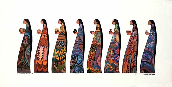 Benjamin Harjo Jr. | “ A Sacredness Of Their Own (1986) | MutualArt